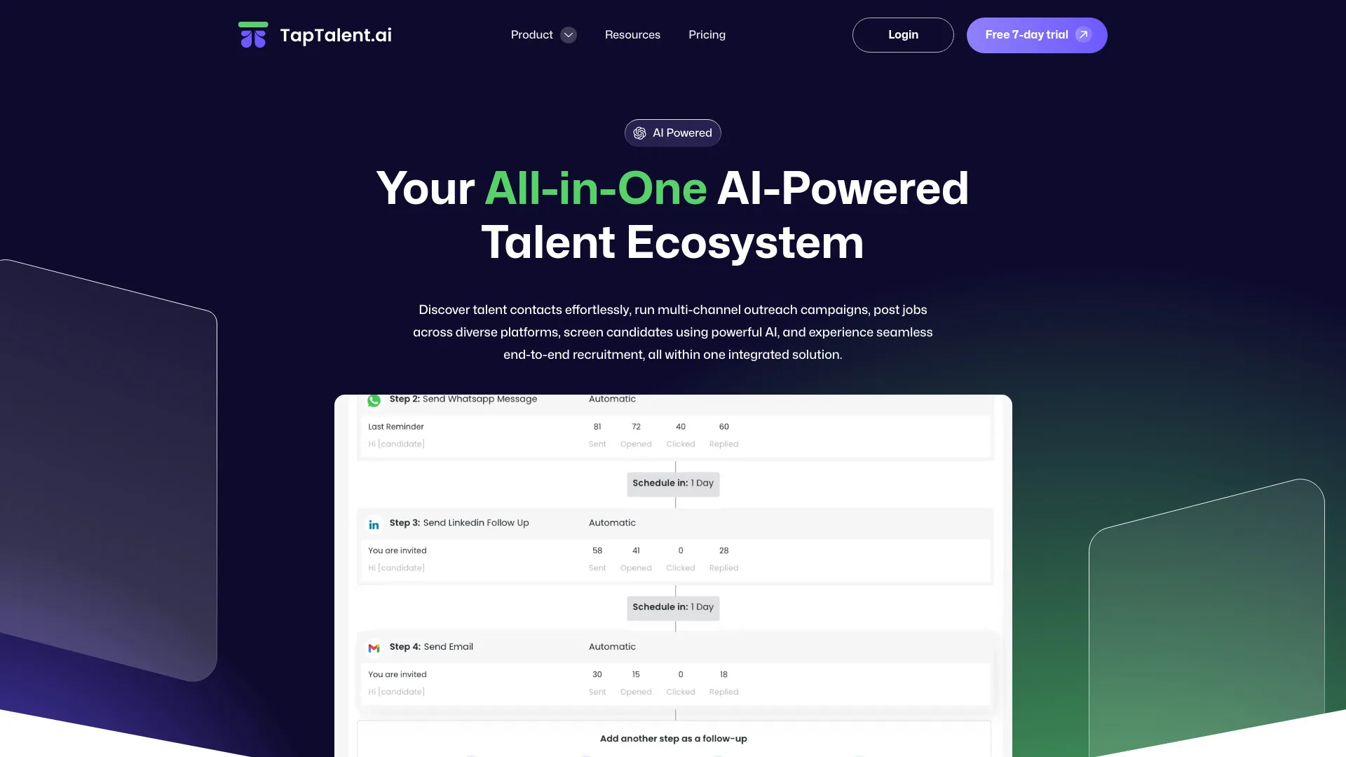 TapTalent - AI-Powered Recruitment Simplified | Creati.ai