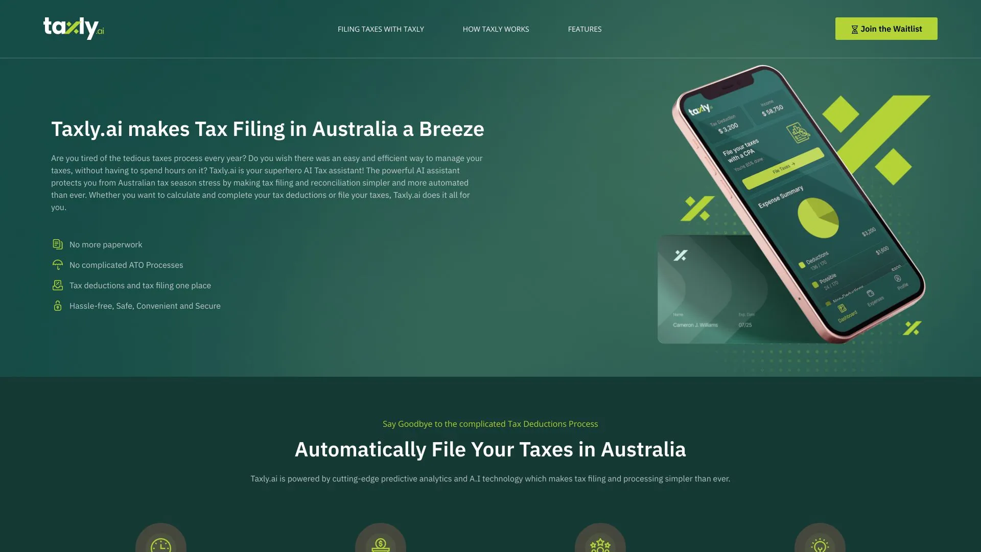 Taxly.ai: AI-Powered Tax Assistant for Effortless Filing | Creati.ai