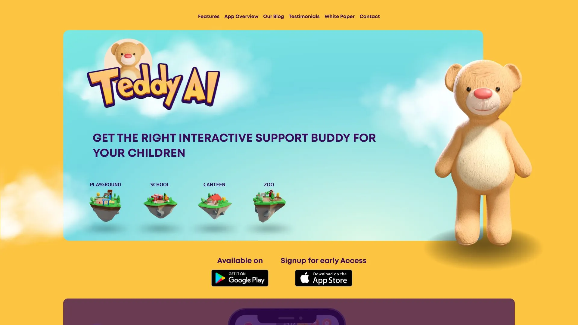 Teddy AI: Interactive Learning Buddy for Children | Creati.ai
