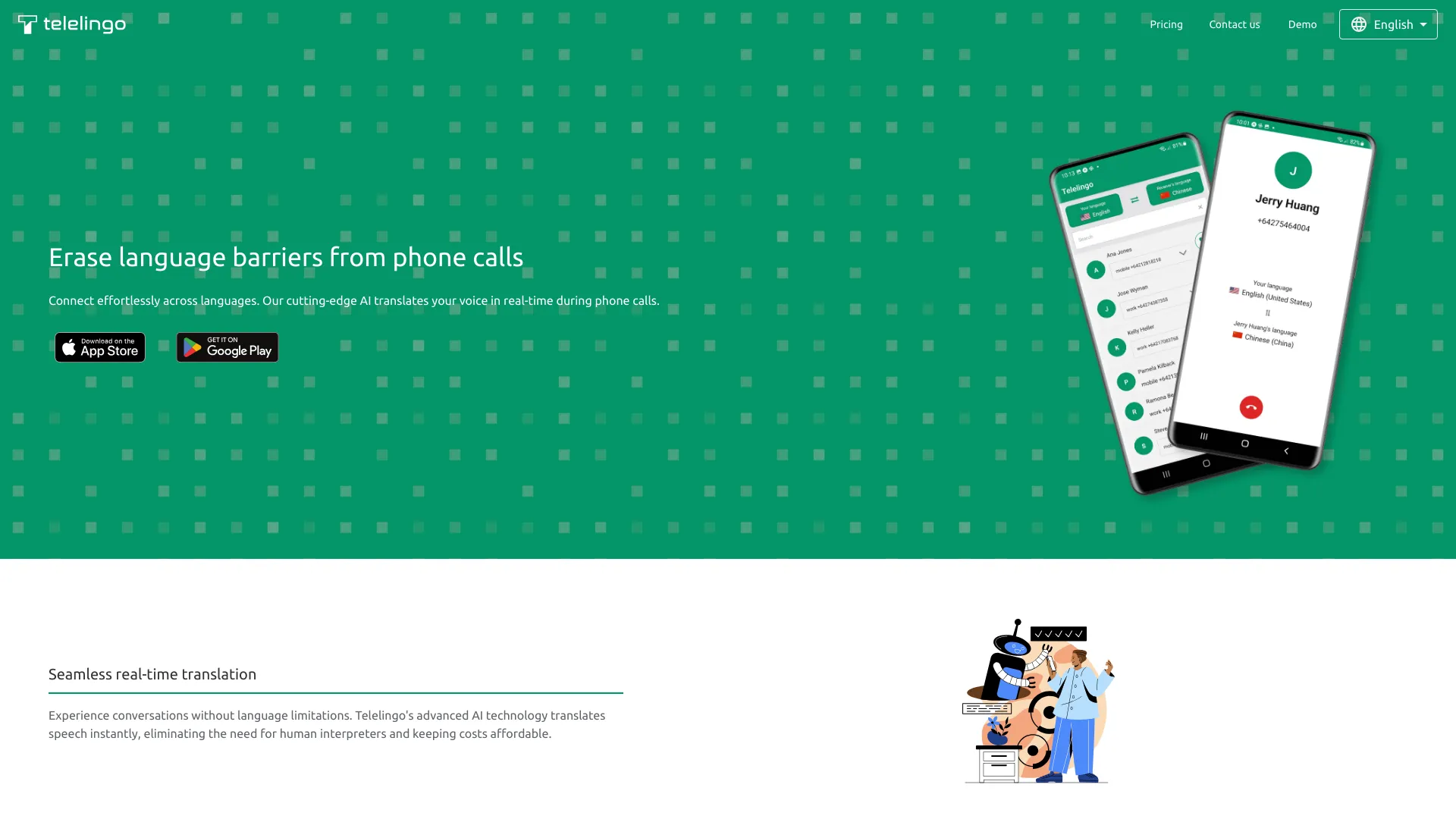 TeleLingo - Real-Time Phone Call Translator | Creati.ai
