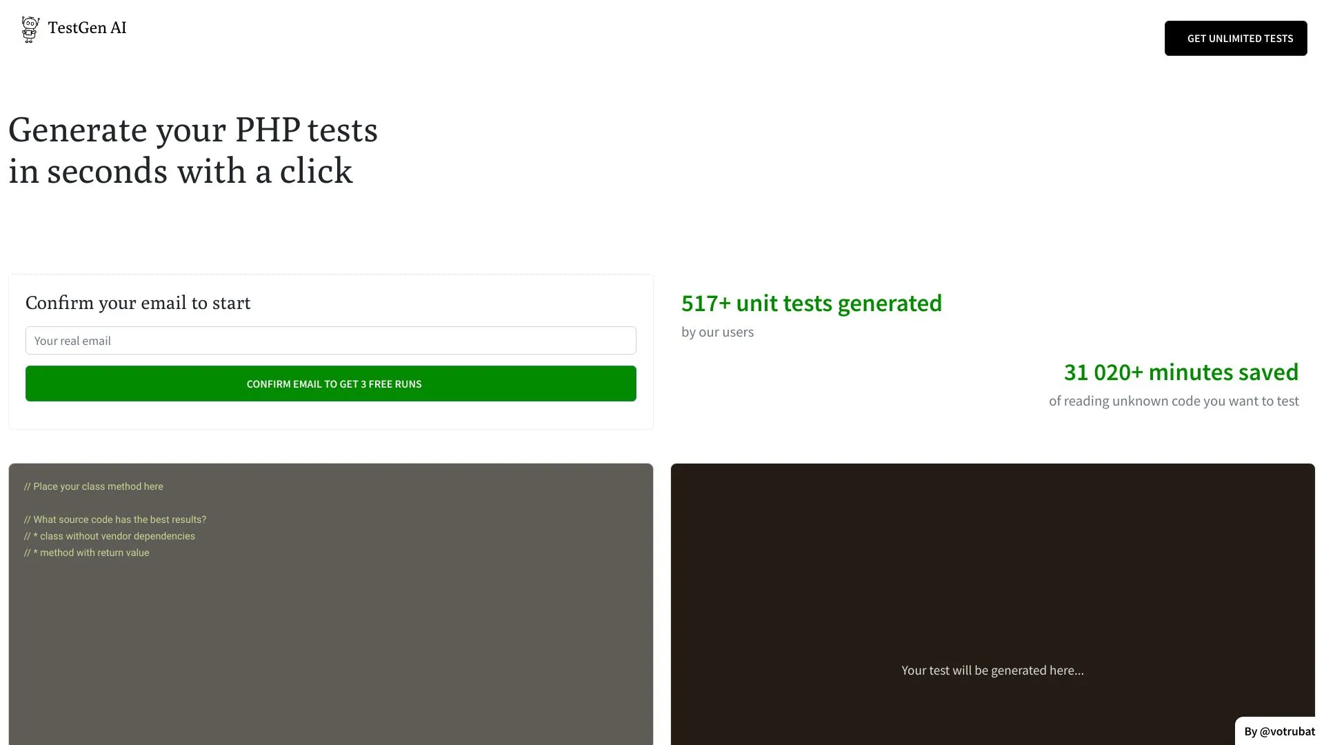 TestGenAI: Innovative AI Test Generation & Code Coverage Tool | Creati.ai