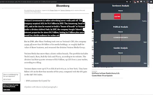 Text Bias Analysis - Chrome Extension for Bias Detection | Creati.ai
