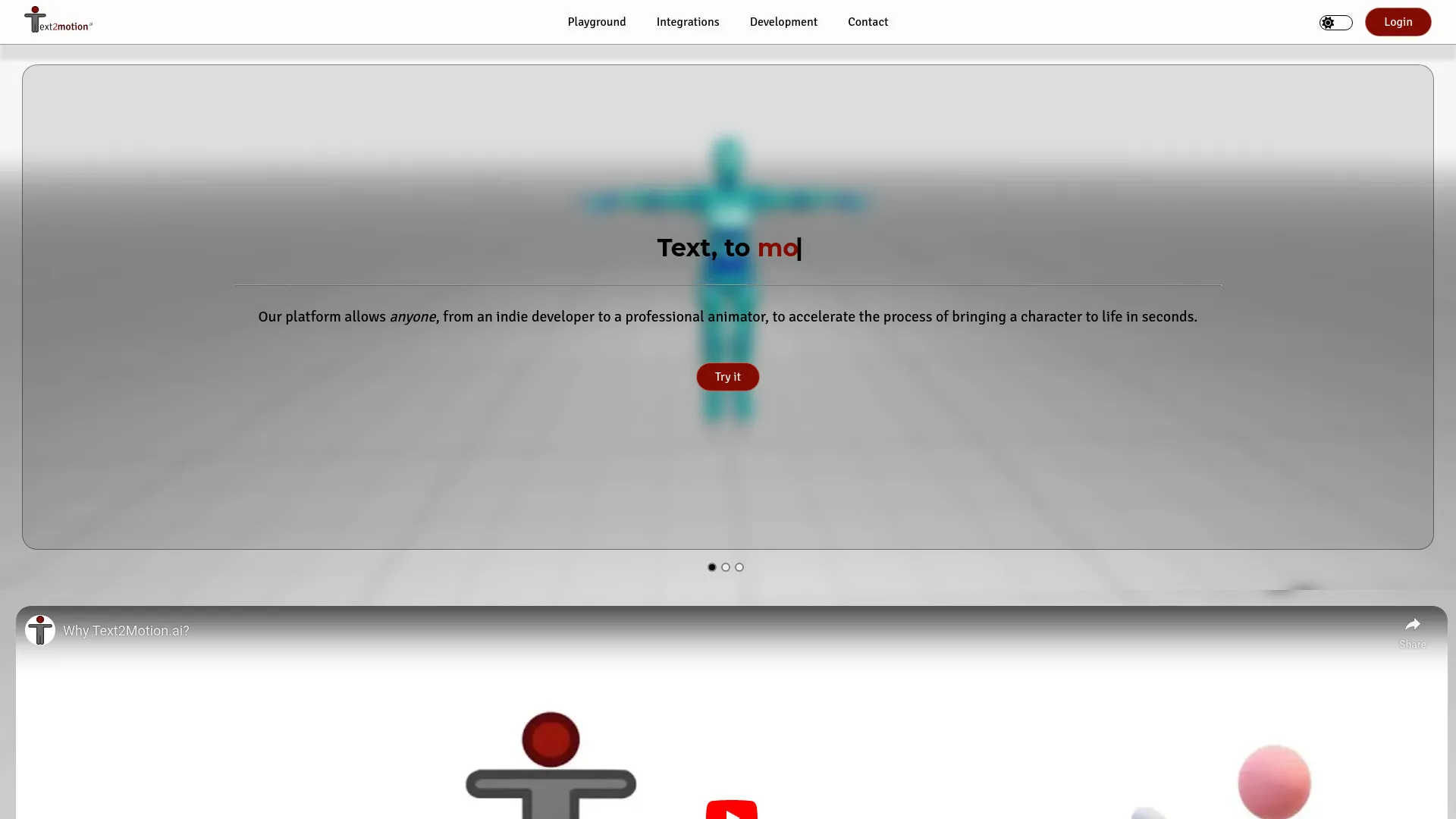 Text2Motion: Script to Animated Video Tool | Creati.ai