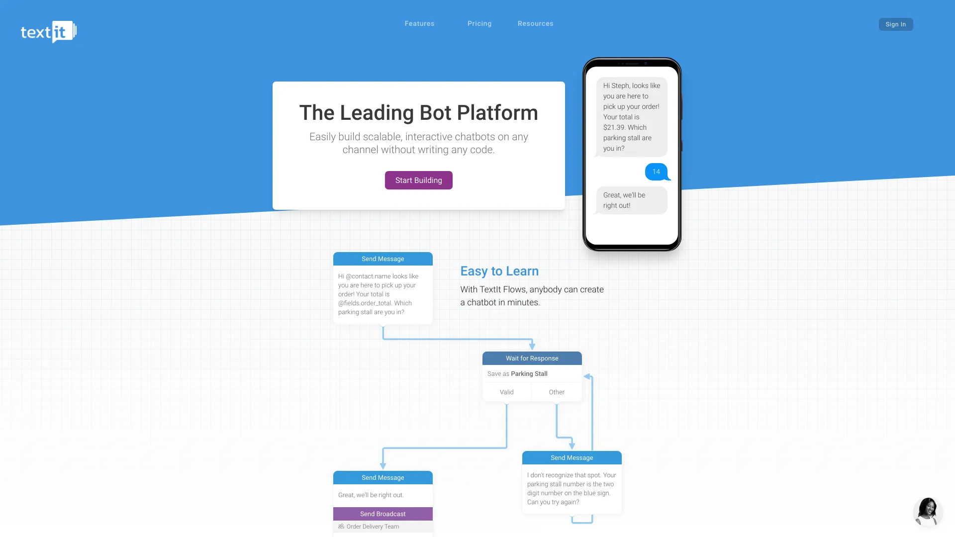 TextIt - La Plataforma de Bots Multicanal Líder | Creati.ai