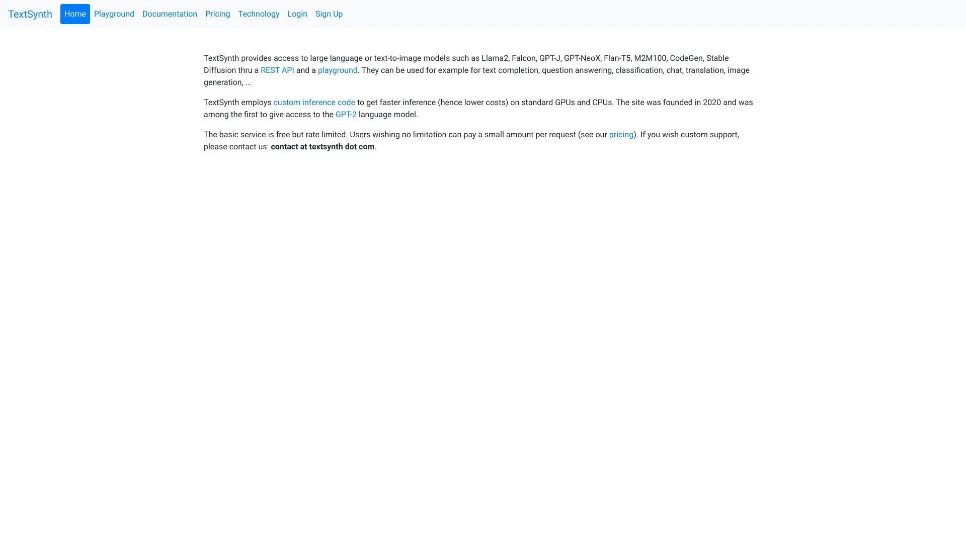 TextSynth - AI Text and Image Generation | Creati.ai