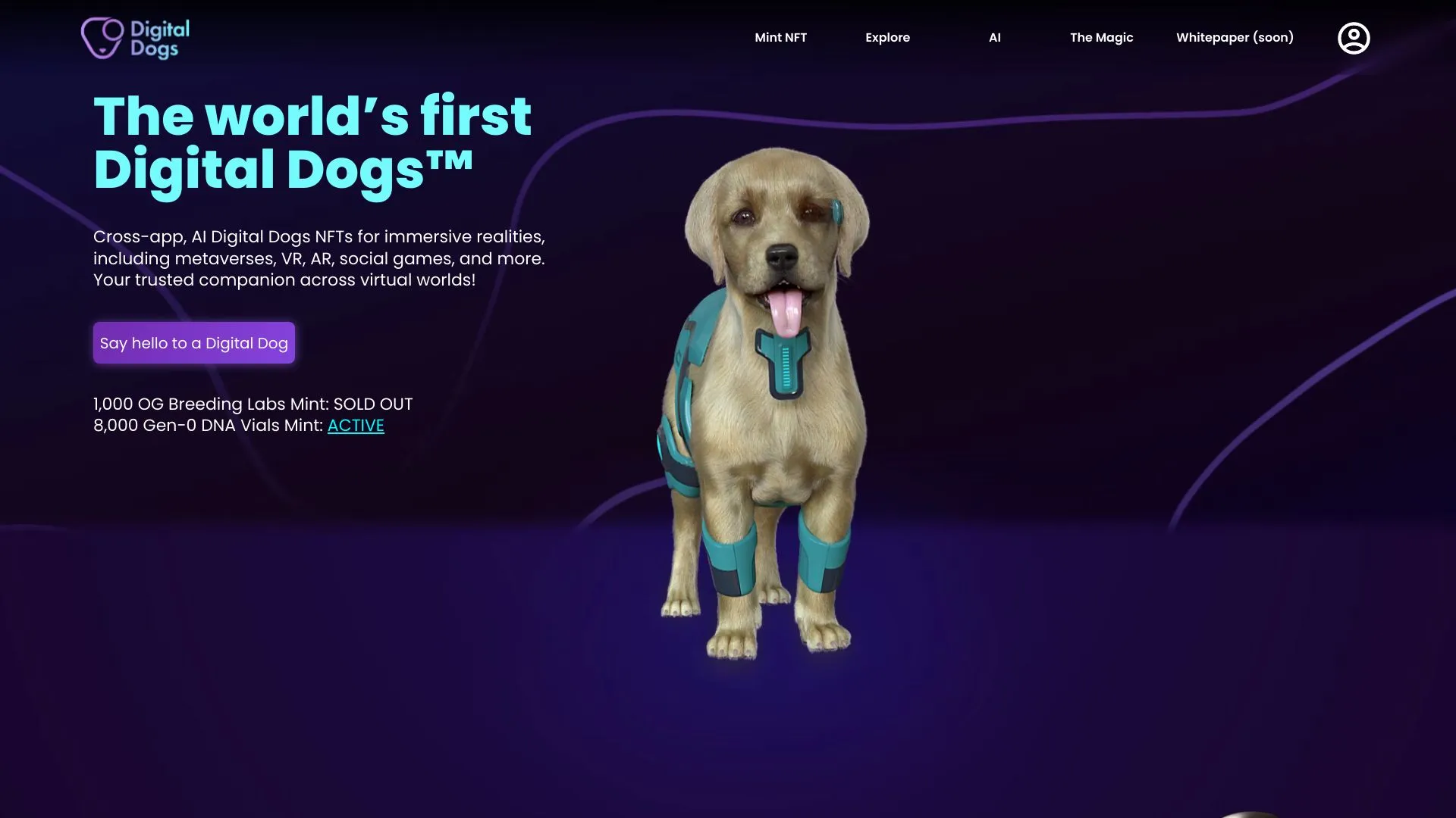 The Digital Dogs – AI-powered Companions for Virtual Worlds. | Creati.ai