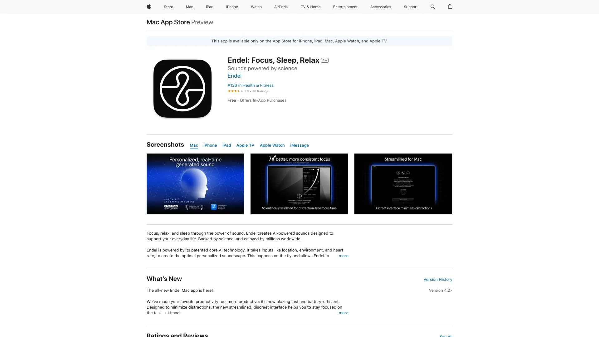 Endel: AI Soundscapes for Focus, Sleep, and Relaxation | Creati.ai