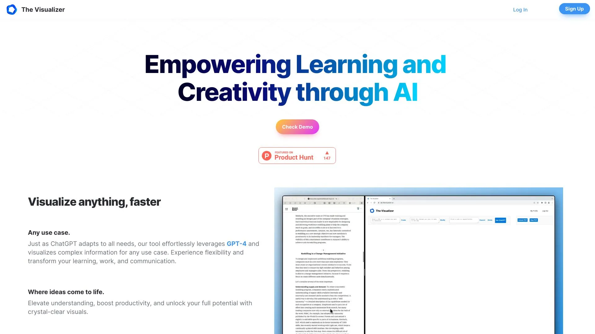 Le Visualizer - Outil de cartographie mentale basé sur l'IA | Creati.ai