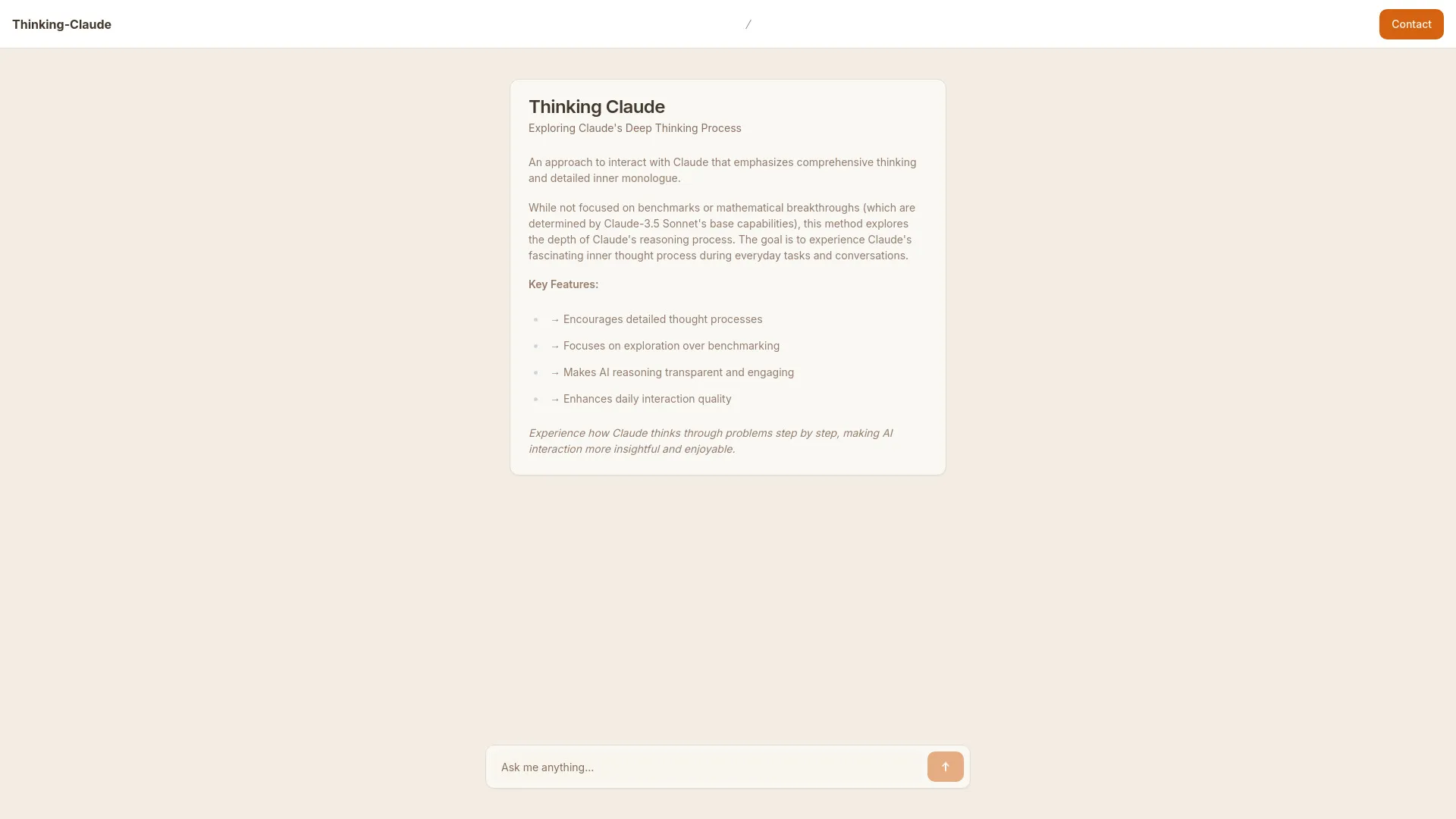 Thinking Claude: Understanding AI Reasoning | Creati.ai