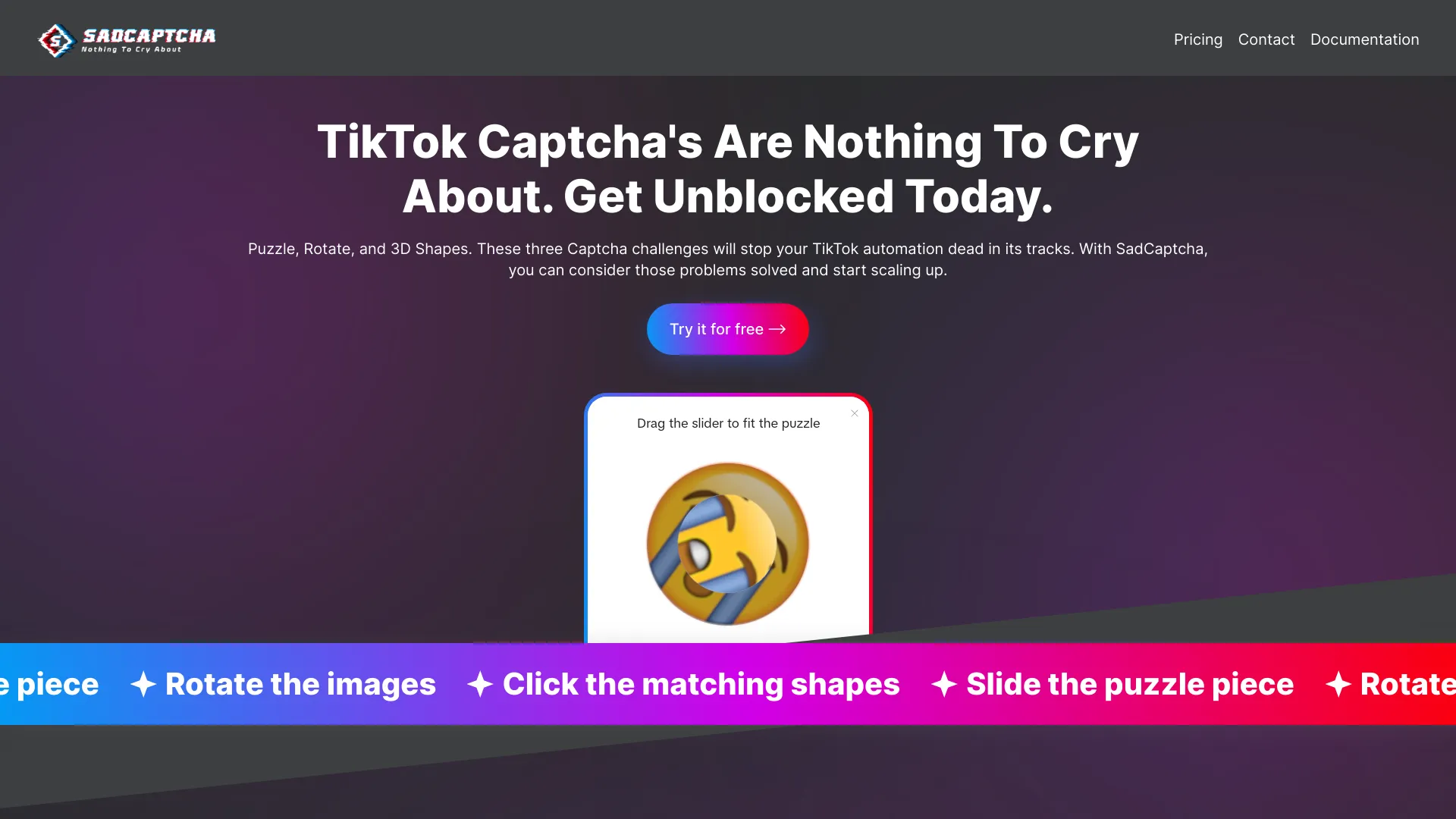 SadCaptcha: Solucionador Instantáneo de Captchas de TikTok para ...