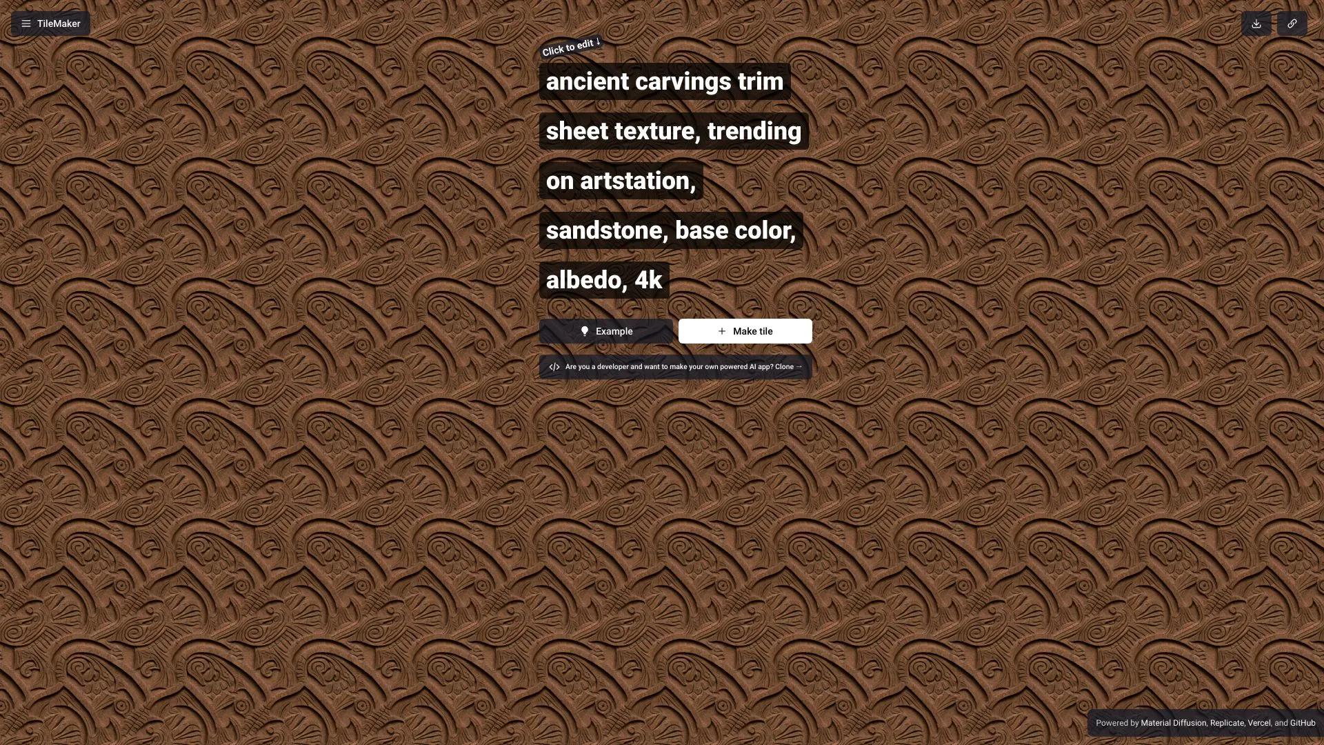 TileMaker: Crea Azulejos Sin Costuras Generados por IA | Creati.ai