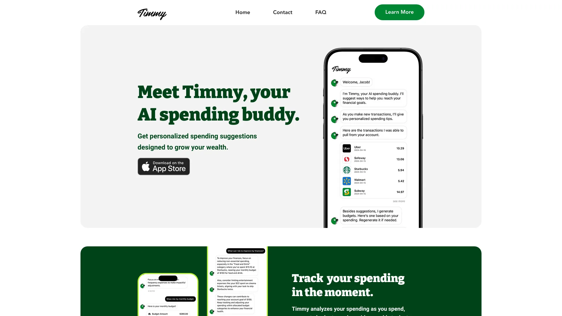 Timmy: AI Financial Buddy for Smarter Spending | Creati.ai