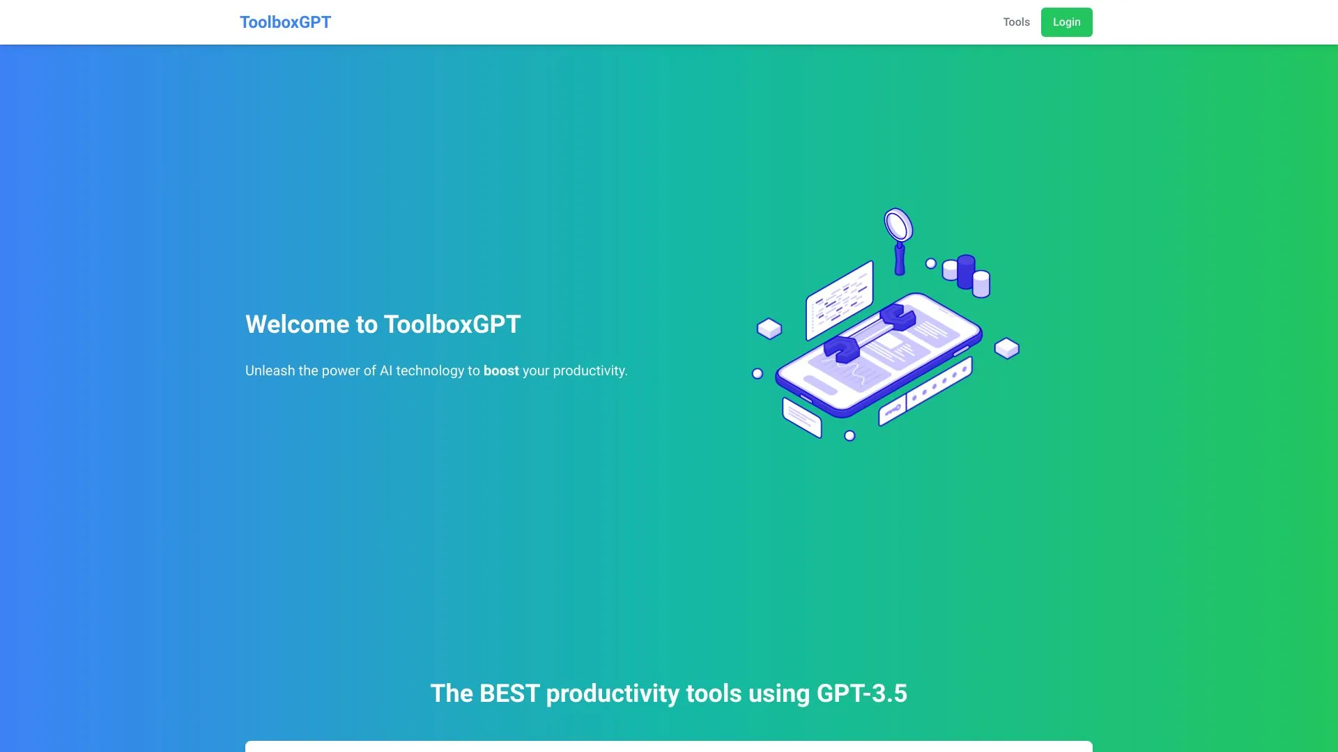 ToolboxGPT - AI-Powered Productivity Tools | Creati.ai