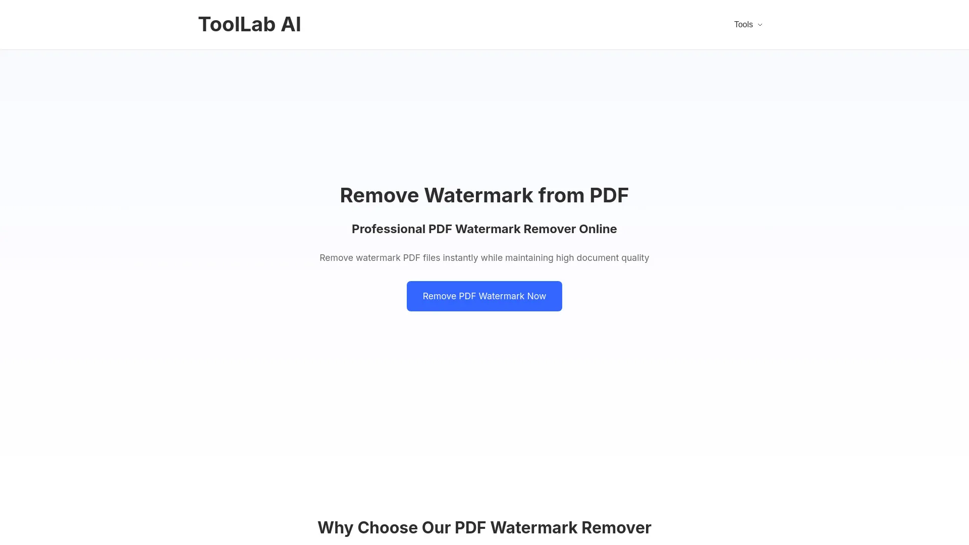 ToolLab.AI - Powerful AI Tools for Text Extraction & Watermark Removal | Creati.ai