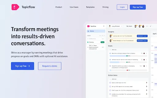 Topicflow Chrome Extension - Enhance Google Meet Productivity | Creati.ai