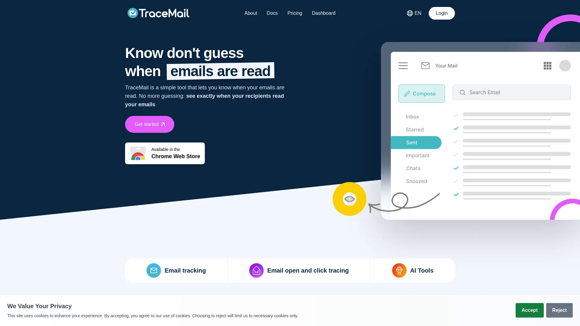 TraceMail - The Ultimate Email Tracking Solution | Creati.ai