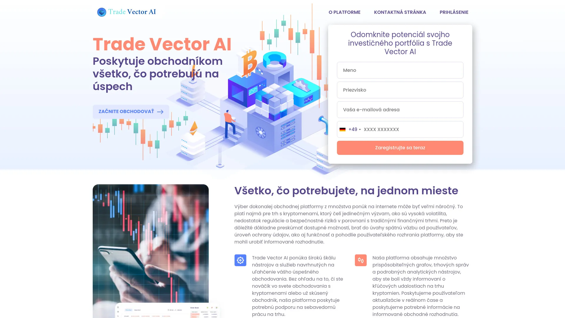 Trade Vector AI: Plataforma integral de comercio de criptomonedas | Creati.ai