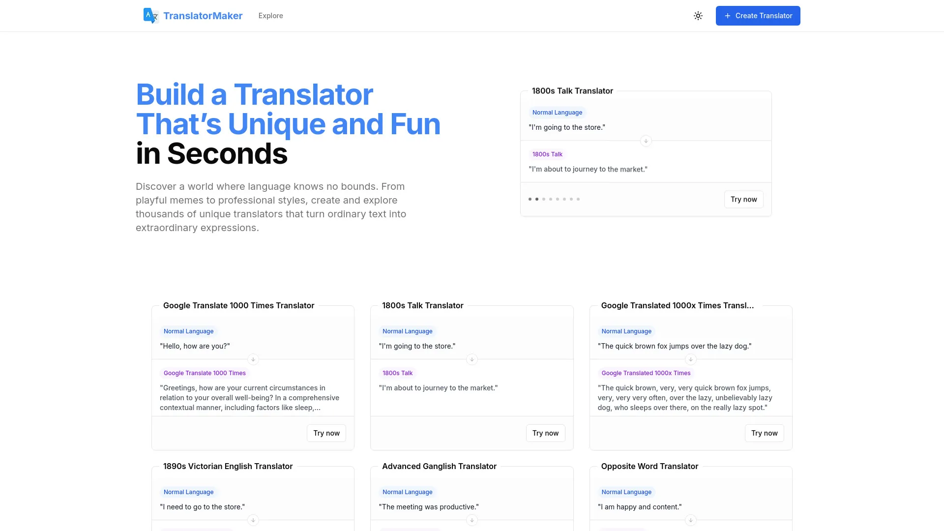 Create Unique Translators with TranslatorMaker | Creati.ai