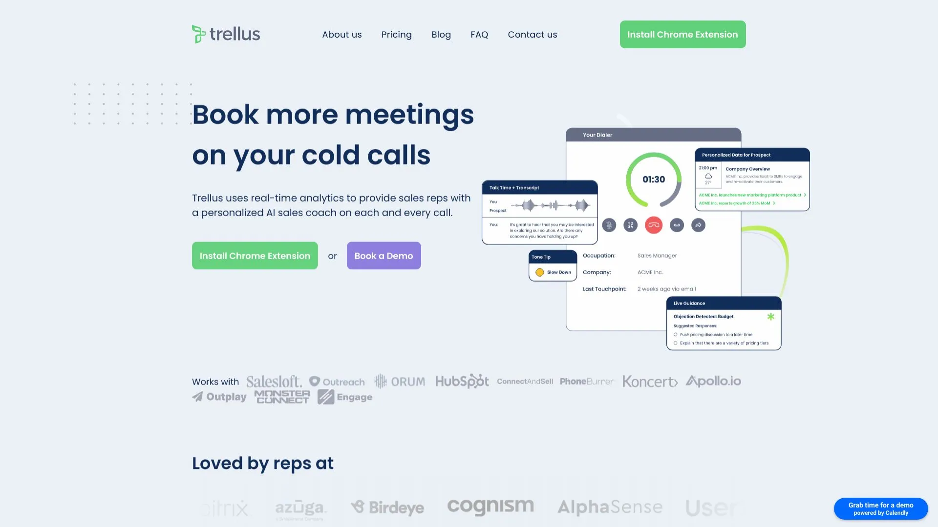 Trellus AI - Real-Time Sales Coaching & Auto-Dialer | Creati.ai