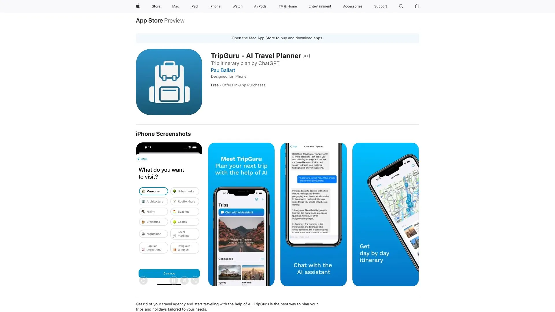 TripGuru: AI Travel Planner for Personalized Trips | Creati.ai