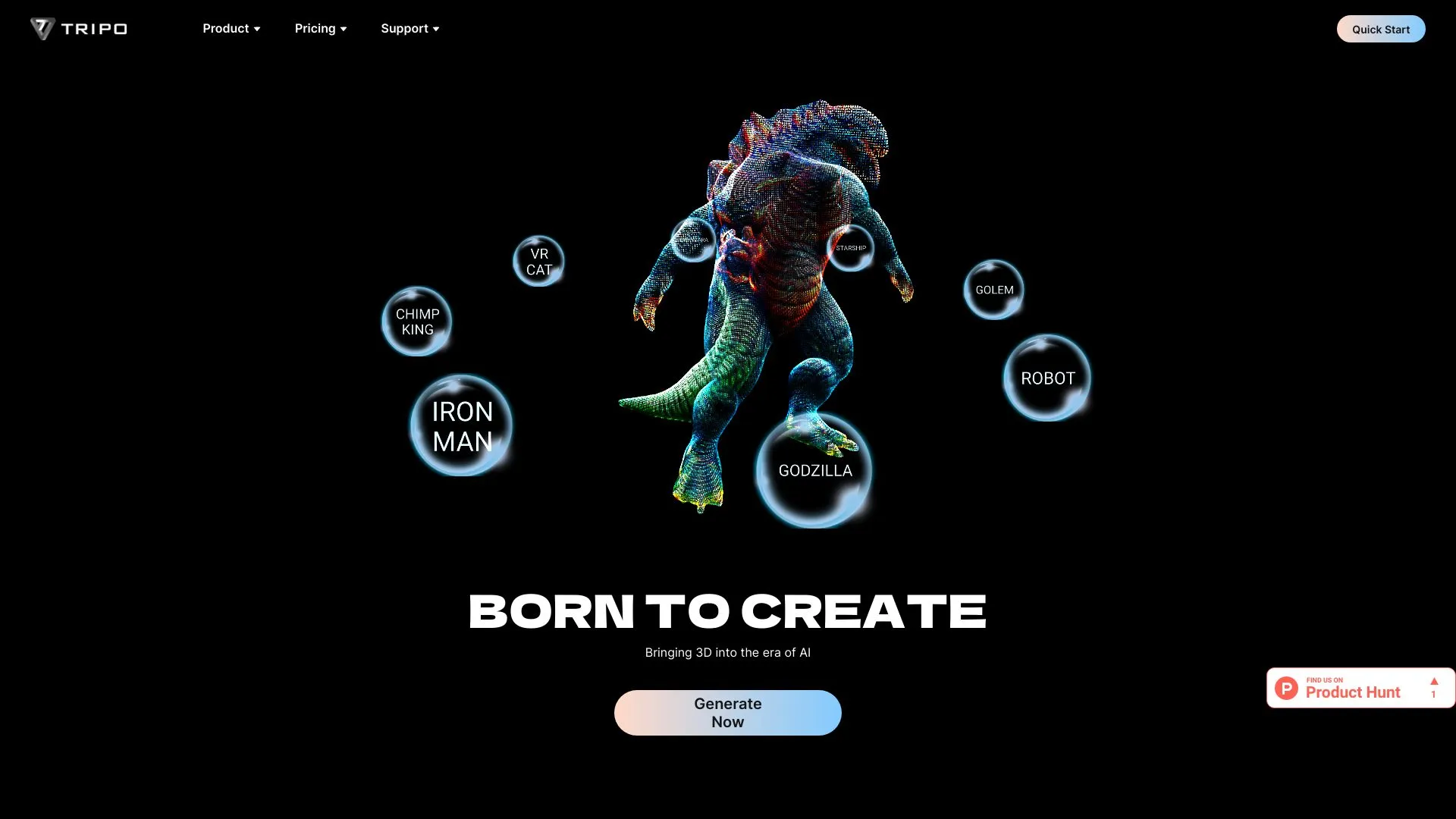 Create Stunning 3D Models: Tripo AI for Web | Creati.ai