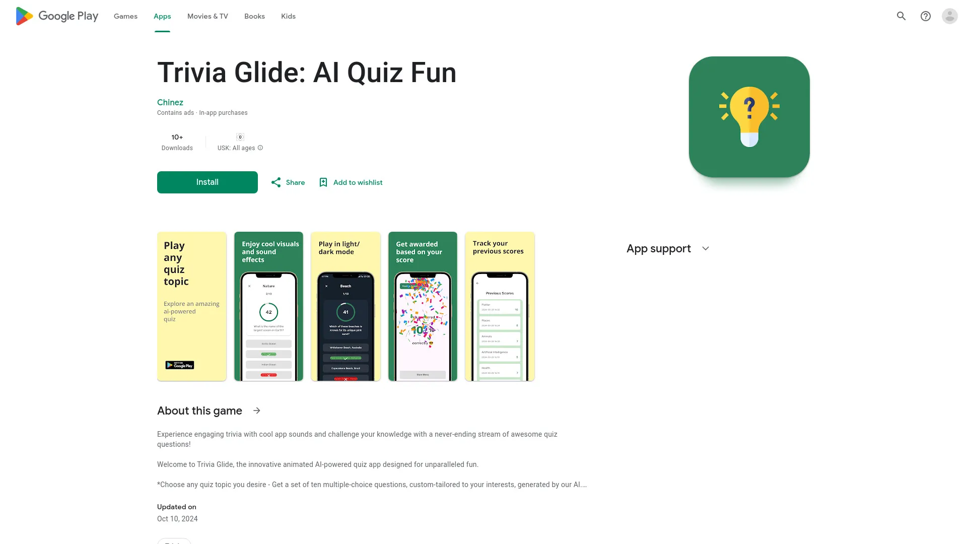 Trivia Glide - Fun and Educational Trivia Game | Creati.ai
