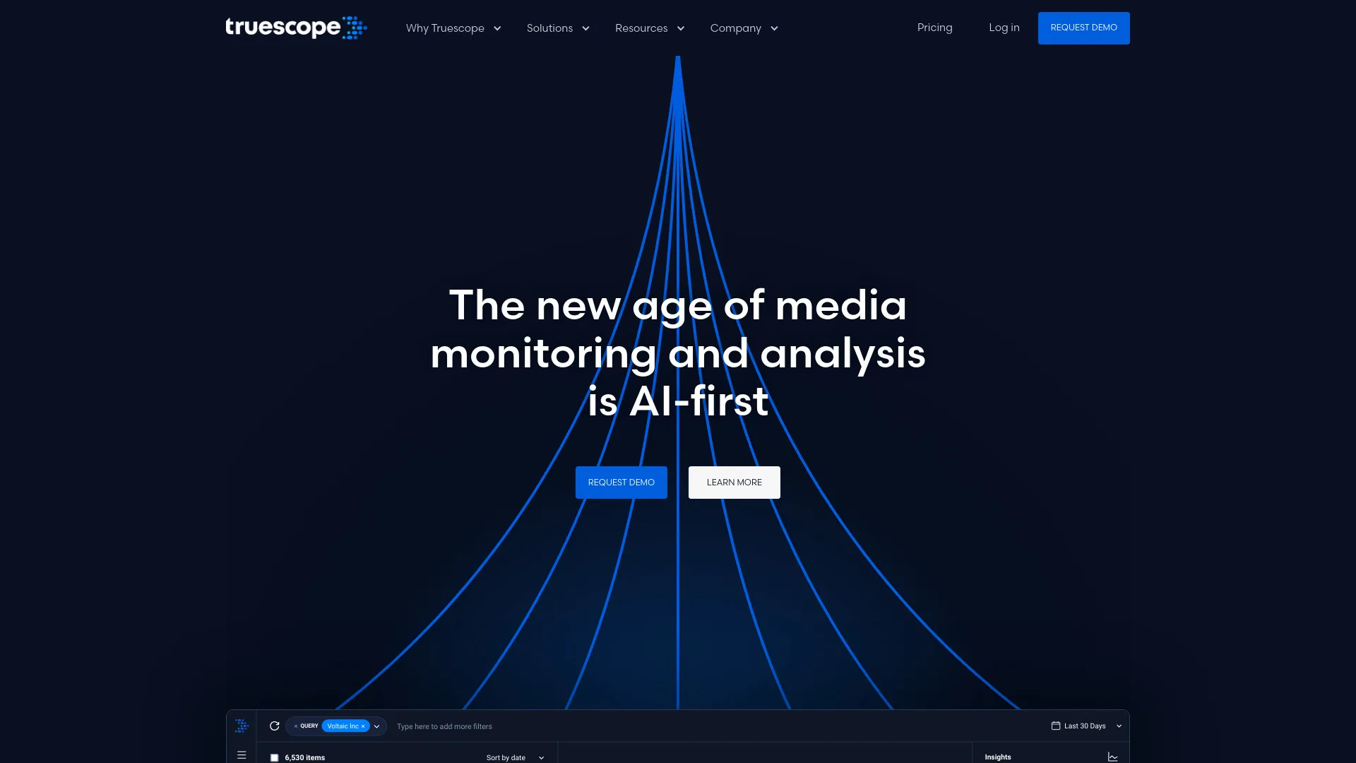 Truescope: AI-First Media Monitoring & Analysis | Creati.ai