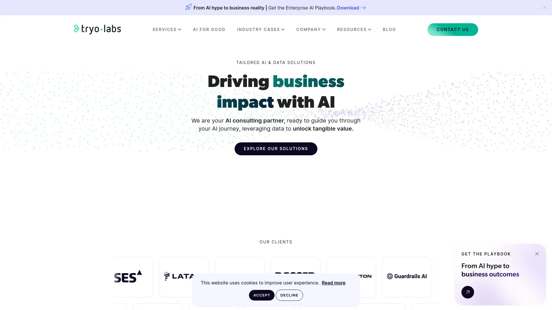 AI Consulting and Custom AI Solutions | Tryolabs | Creati.ai