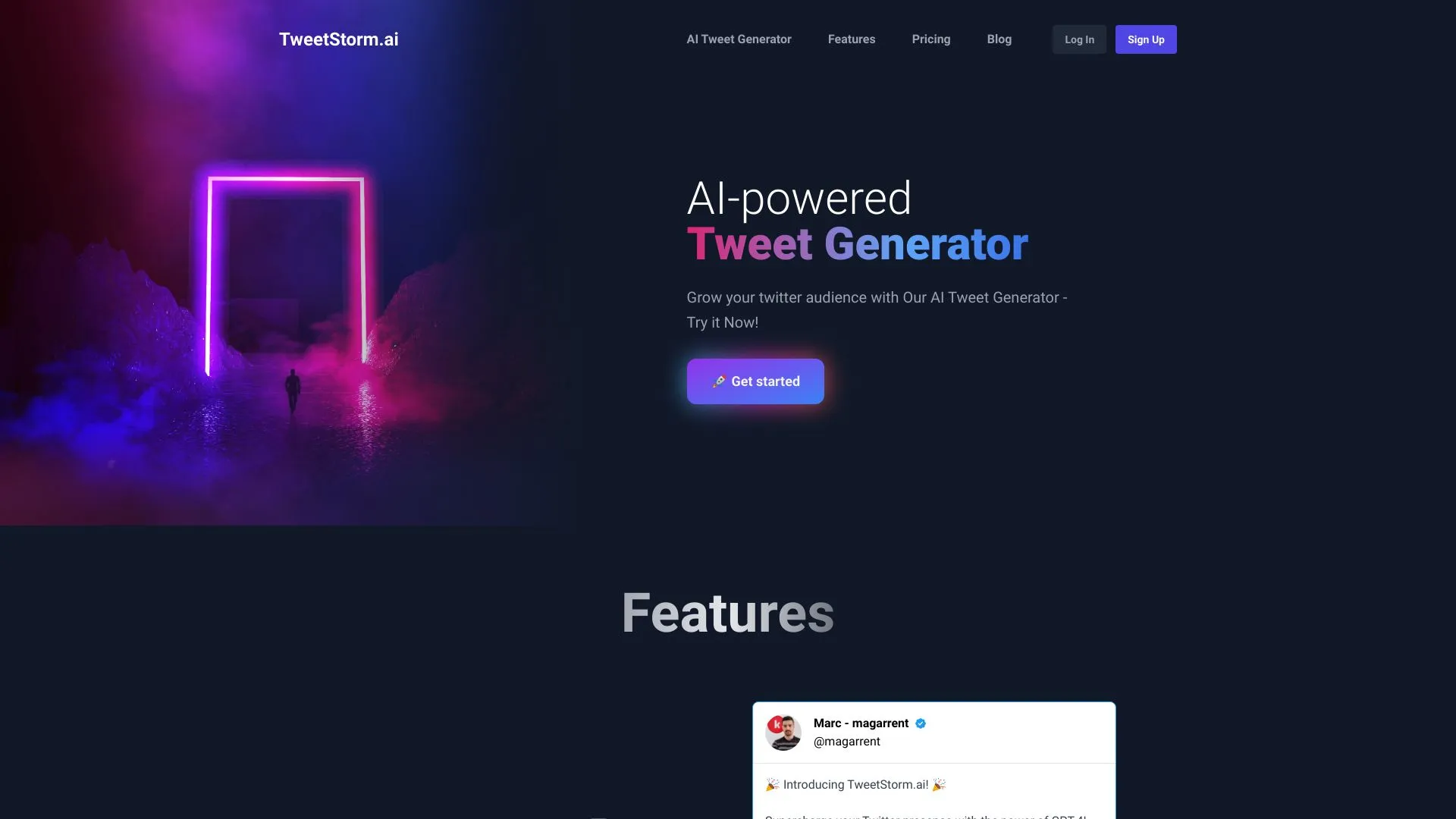 TweetStorm.ai - Generador de Tweets Impulsado por IA | Creati.ai