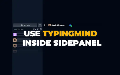 Typingmind in Sidepanel - Chrome Web Store | Creati.ai