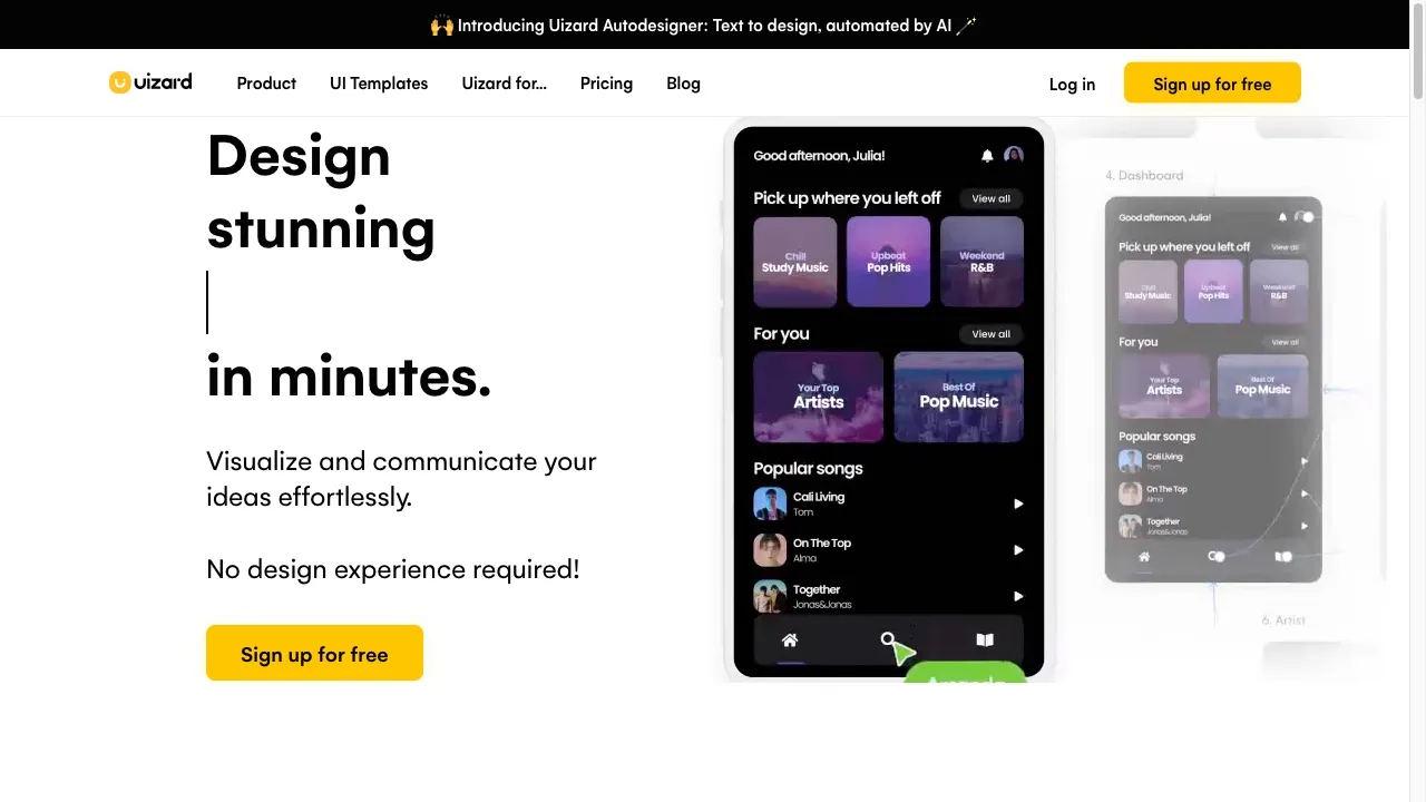 Uizard: AI-Powered Design Platform for Rapid Prototyping | Creati.ai