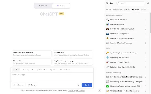 Ultra Chrome Extension: Supercharge Your ChatGPT Experience | Creati.ai