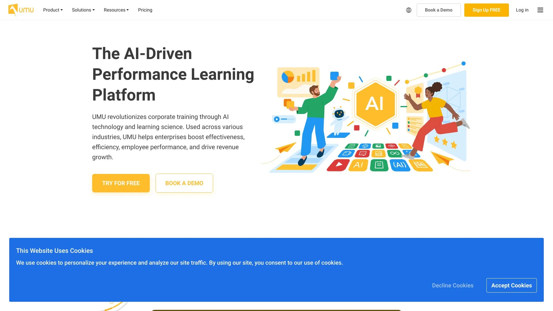 UMU: AI-Powered Performance Learning Platform | Creati.ai