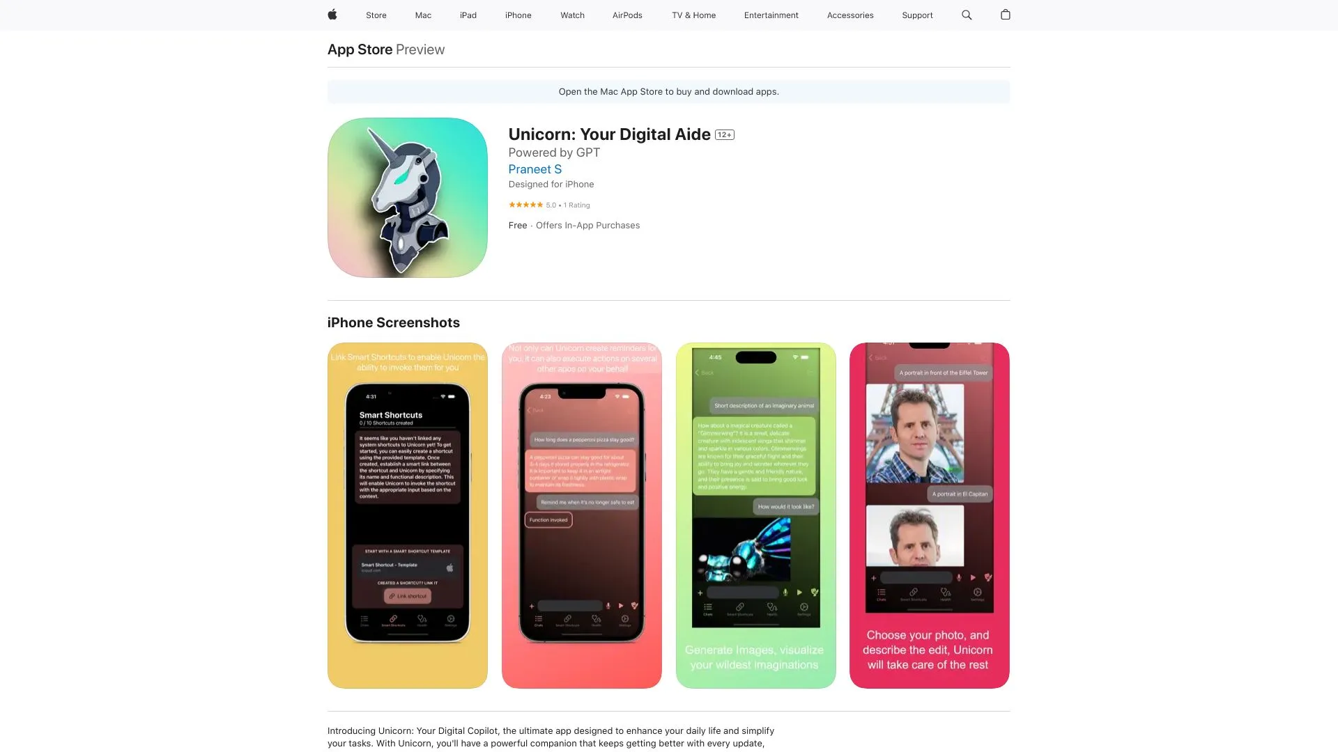 Unicorn: Your Digital Aide - Enhance Daily Life & Simplify Tasks | Creati.ai