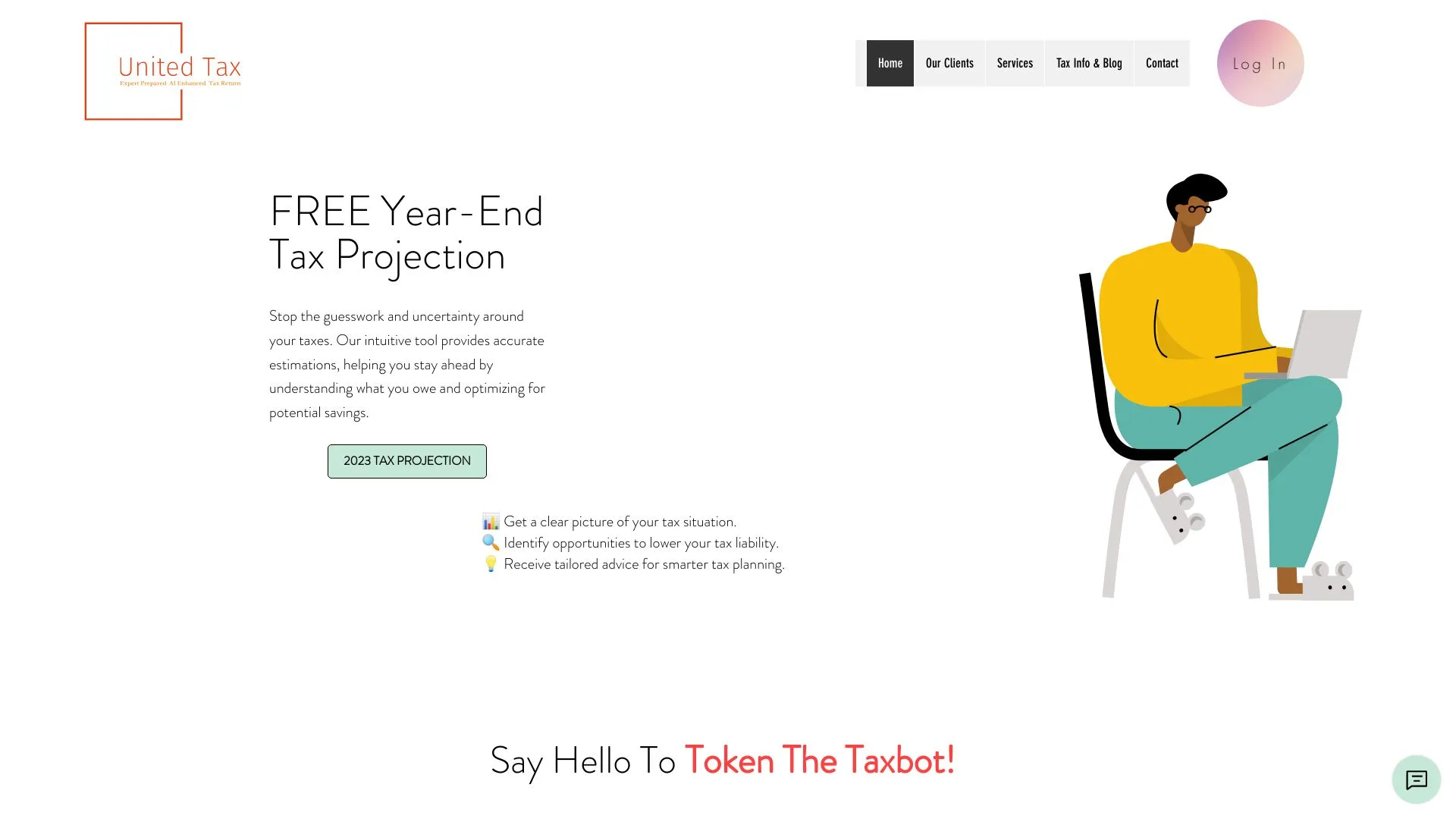 UnitedTax.ai: Smart Tax Returns and Bookkeeping Solutions | Creati.ai