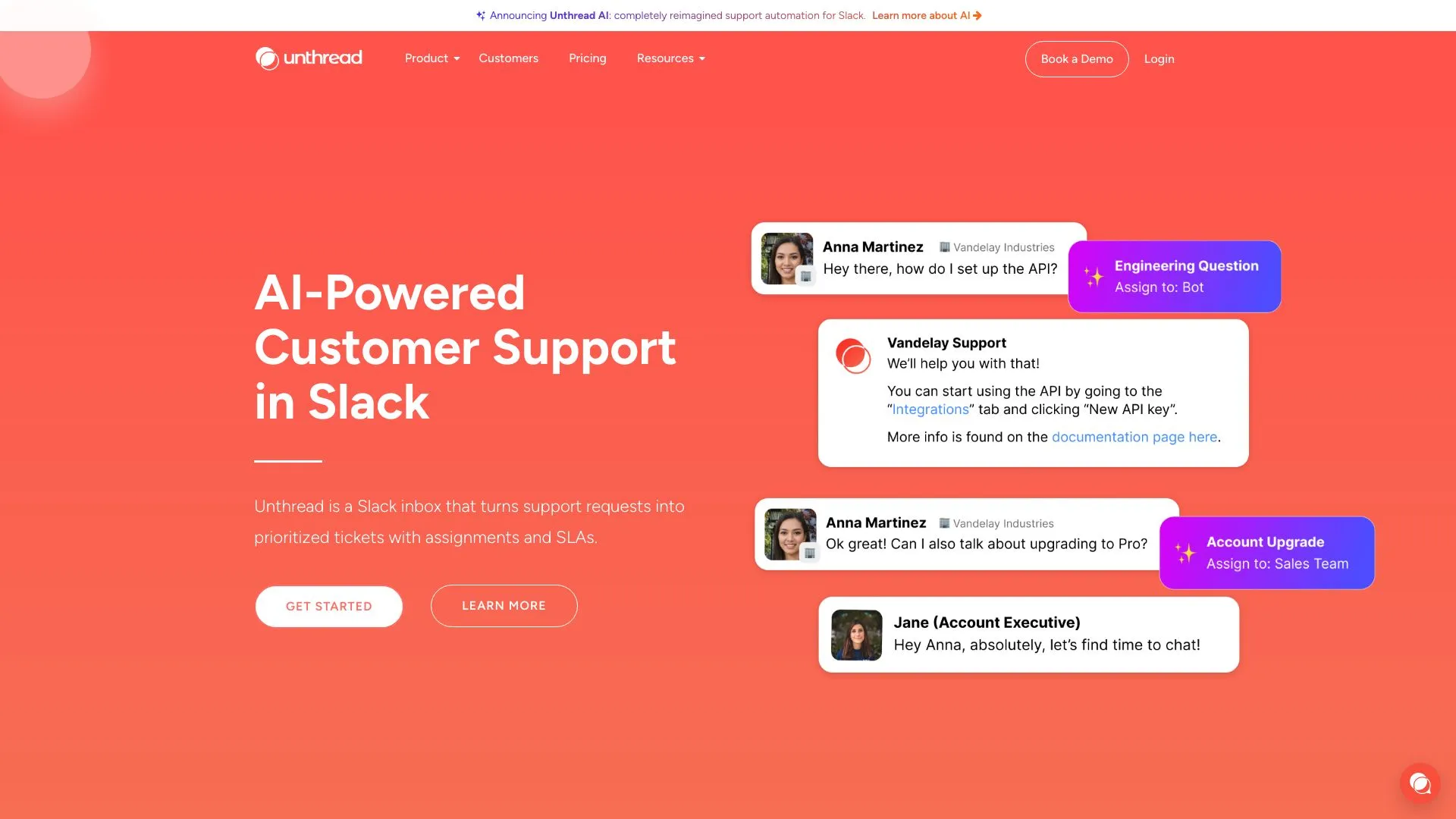 Unthread: AI-powered Slack Support Platform | Creati.ai