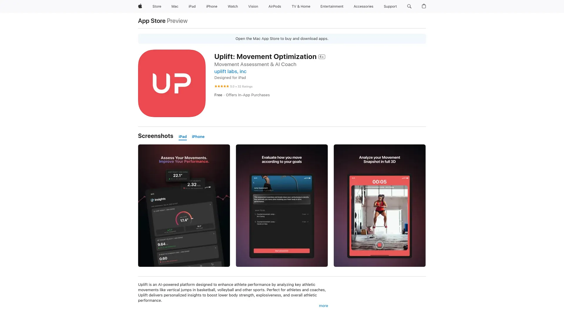 Uplift: AI 기반의 운동 성과 최적화 | Creati.ai