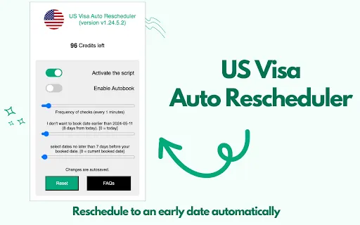 US Visa Slots Auto Check - Automatic Appointment Rescheduling | Creati.ai
