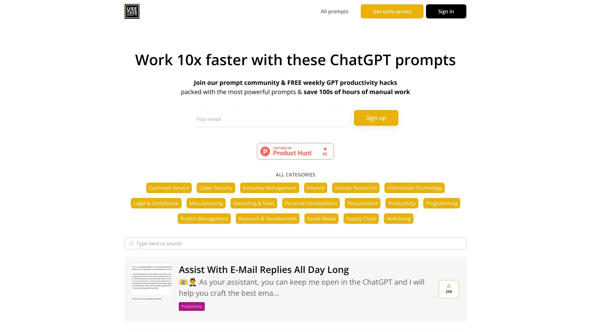 UseThisPrompt.io - AI-Driven Prompt Sharing Platform | Creati.ai