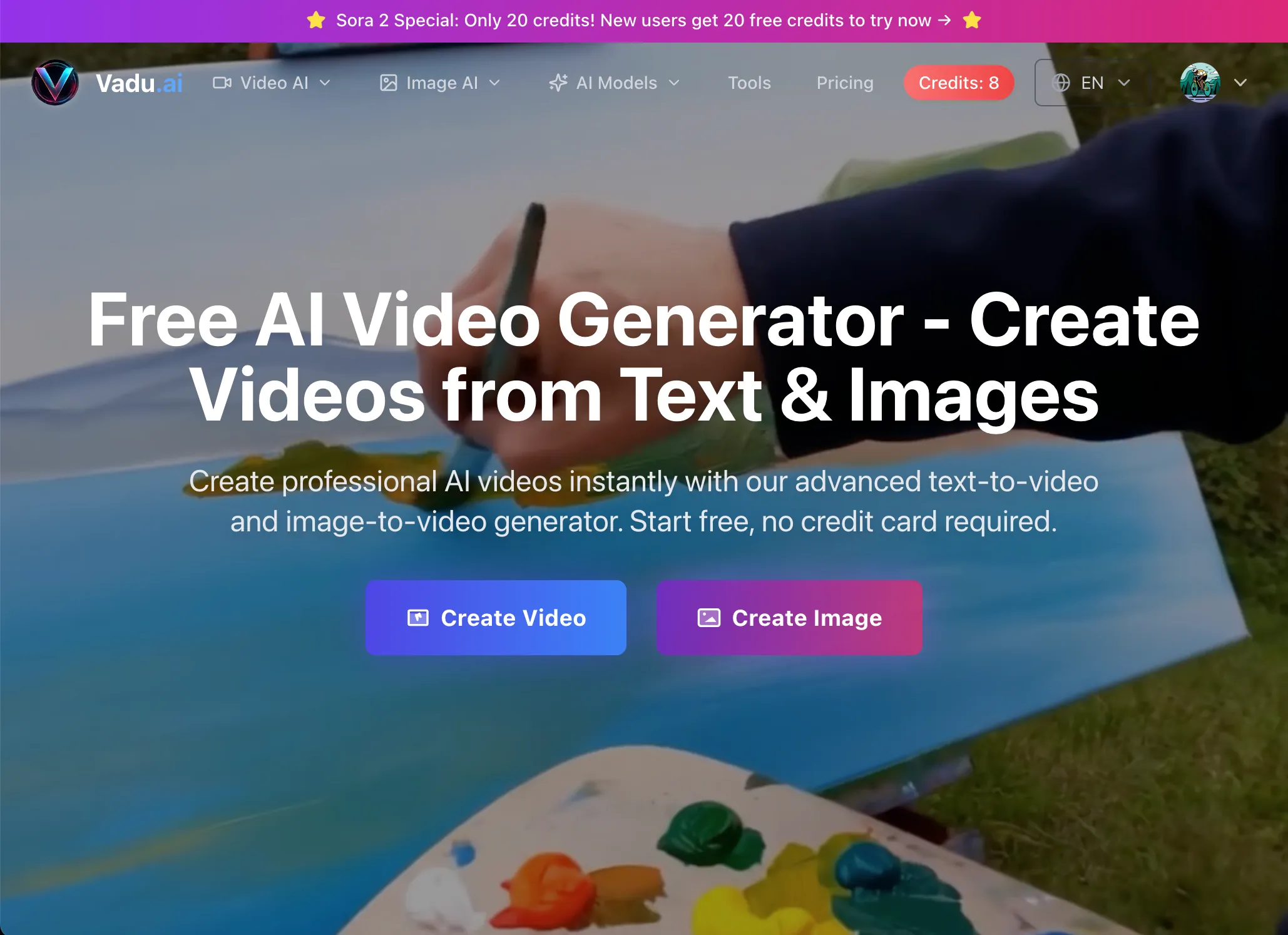 Vadu AI - All-in-One AI Video & Image Generator | Create Videos with ...
