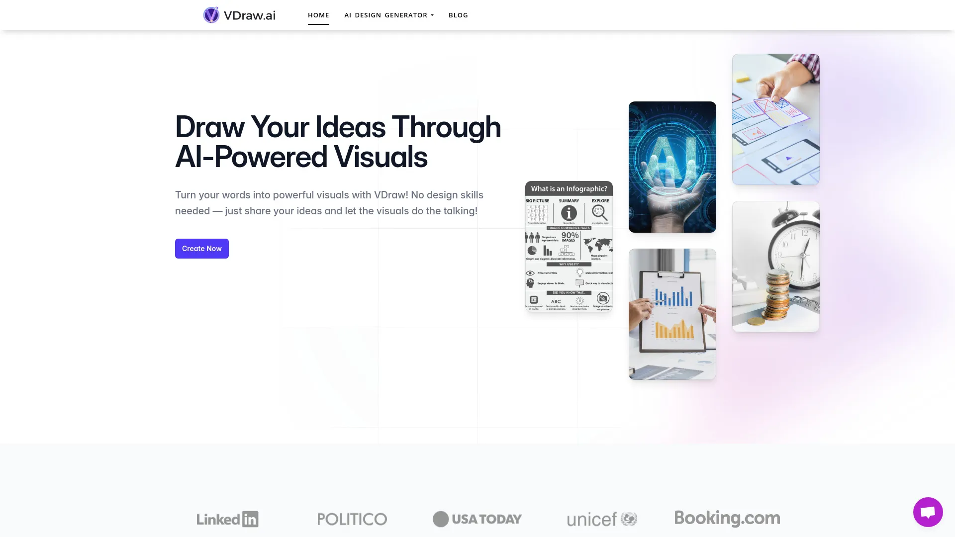 VDraw AI - Transform Your Ideas into Powerful Visuals | Creati.ai