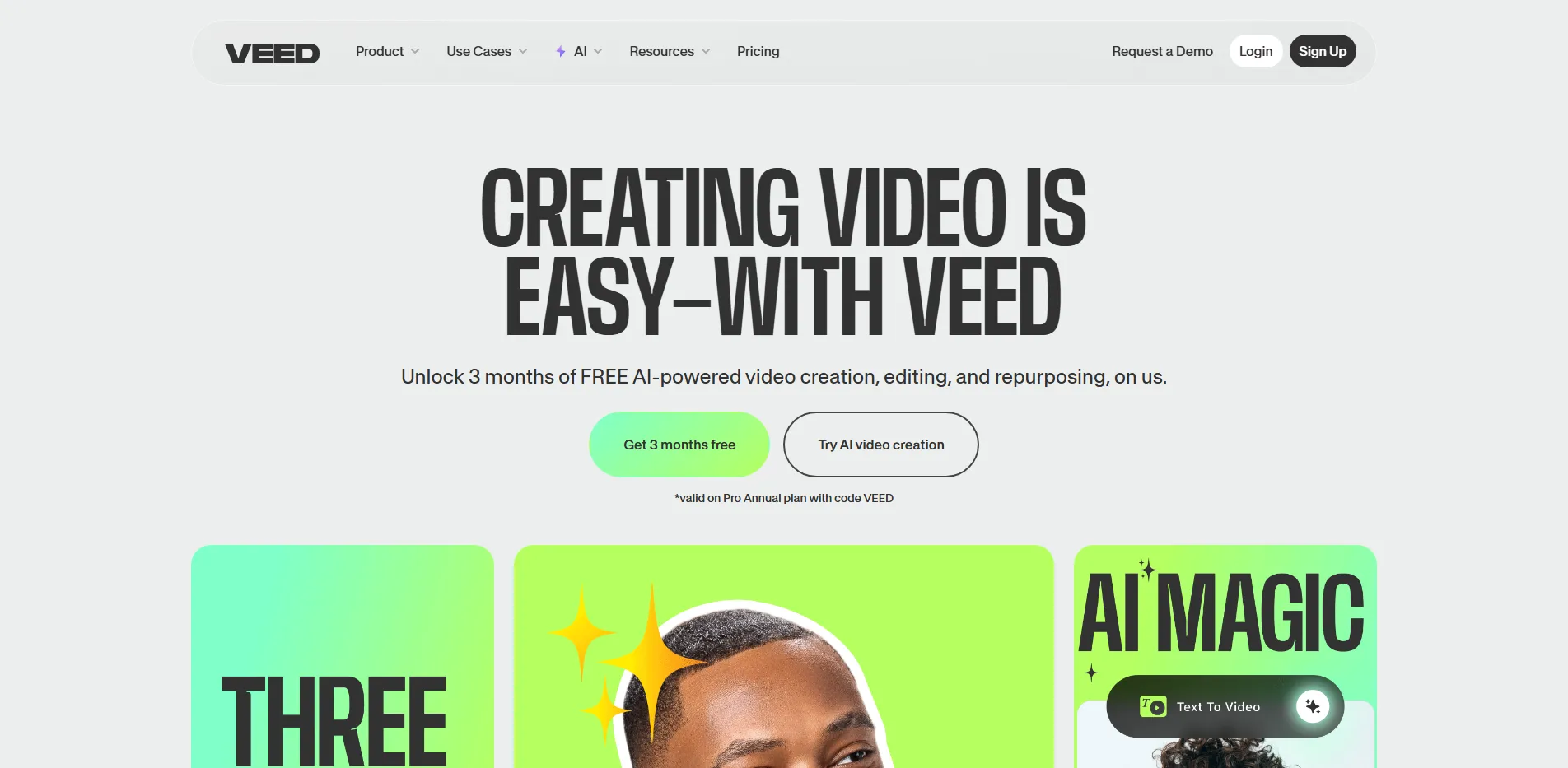 Veed.io: AI-Powered Video Editing Platform | Creati.ai