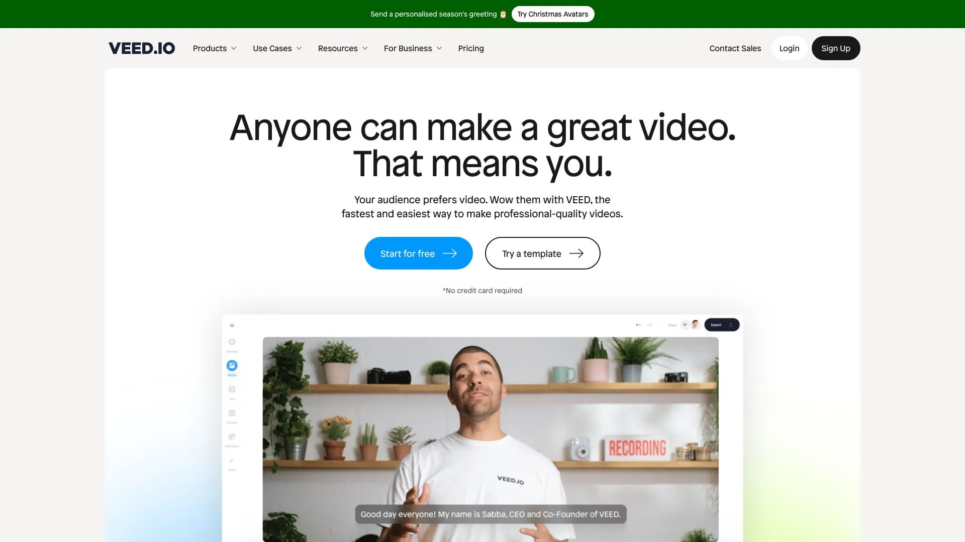 Veed.io: Edición de Video en Línea Hecha Fácil | Creati.ai