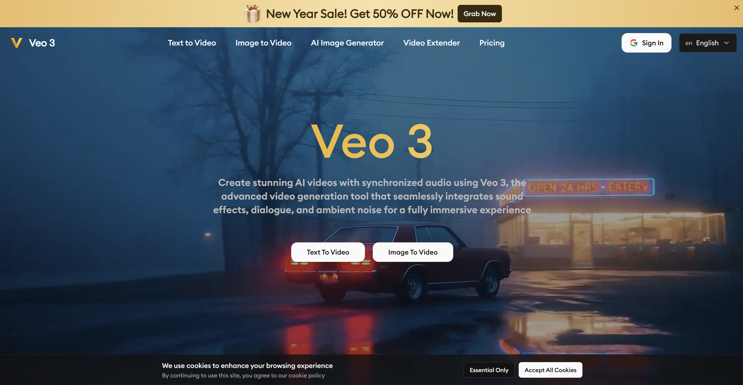Veo 3 — AI Video Generator with Realistic Audio & Lip-Sync | Creati.ai