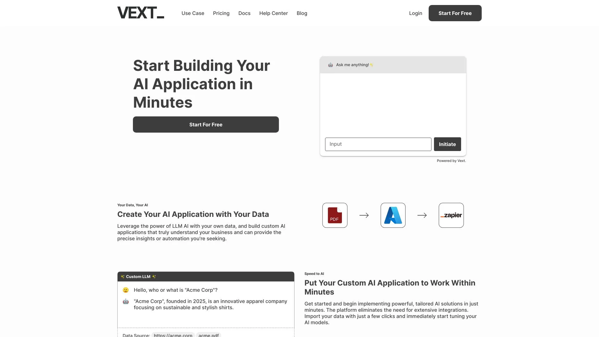 Vext - Simple No-Code AI Pipeline Platform | Creati.ai