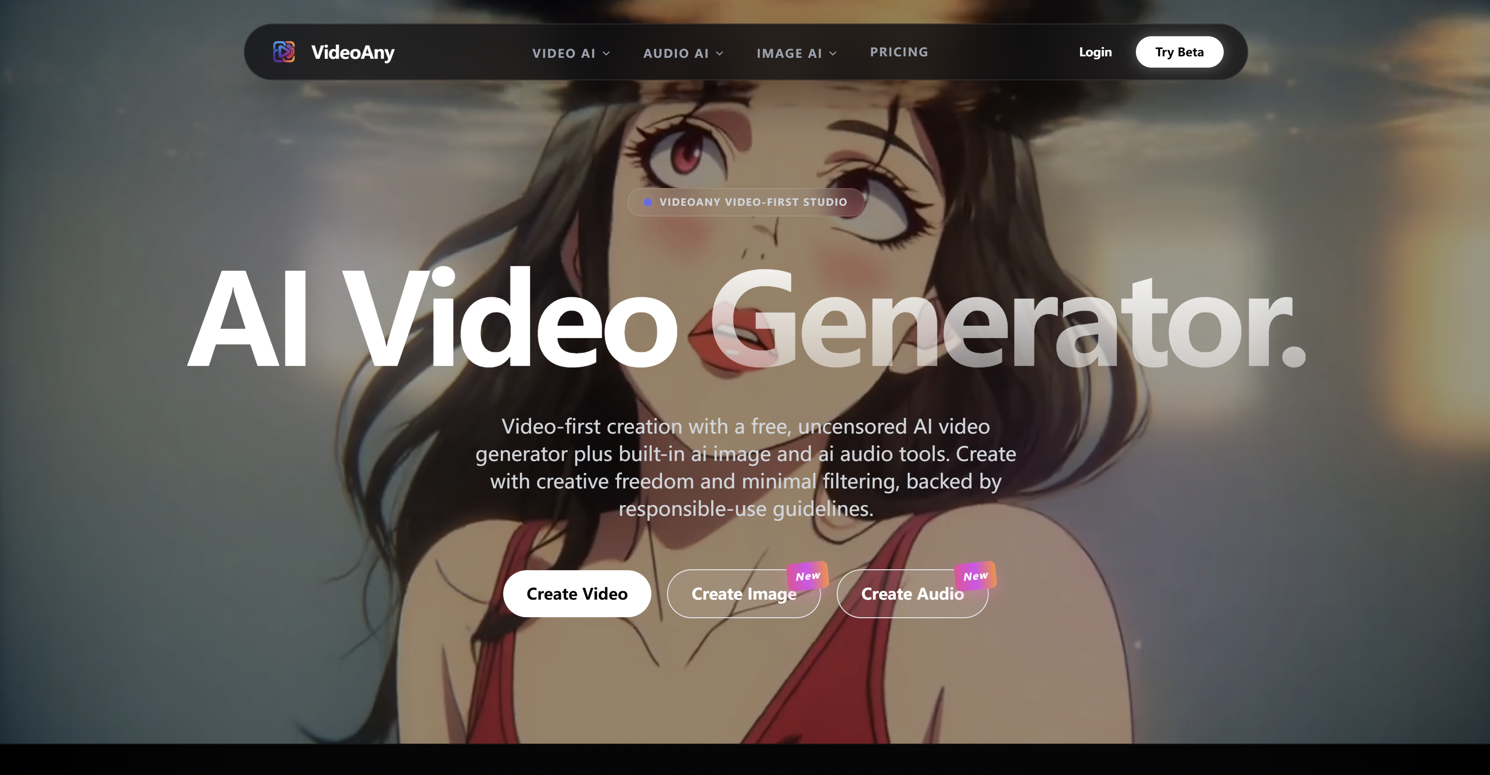 VideoAny — AI Video, Image & Audio Studio for Creators | Creati.ai