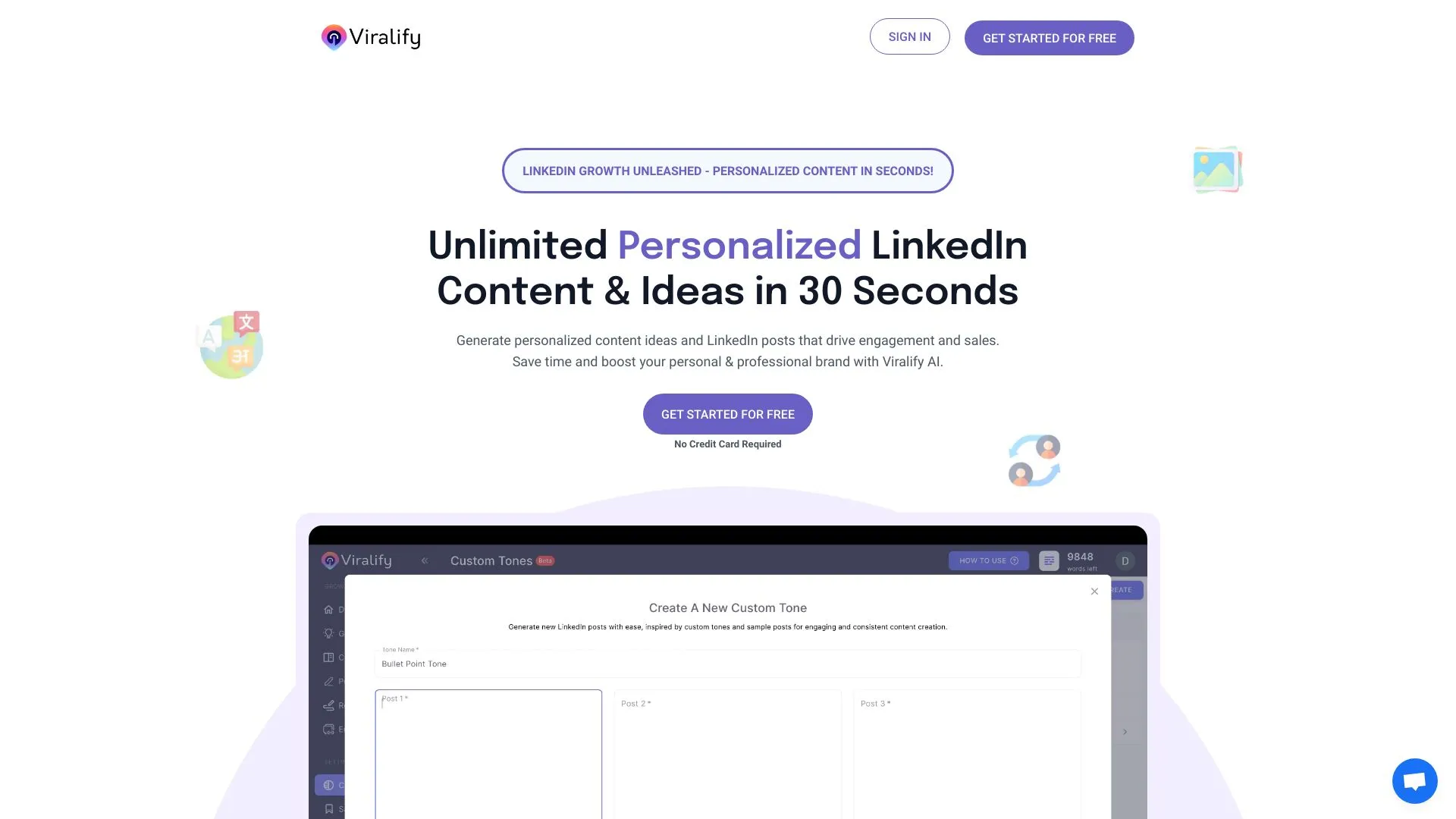 Viralify AI - Revolutionize Your LinkedIn Content Creation | Creati.ai