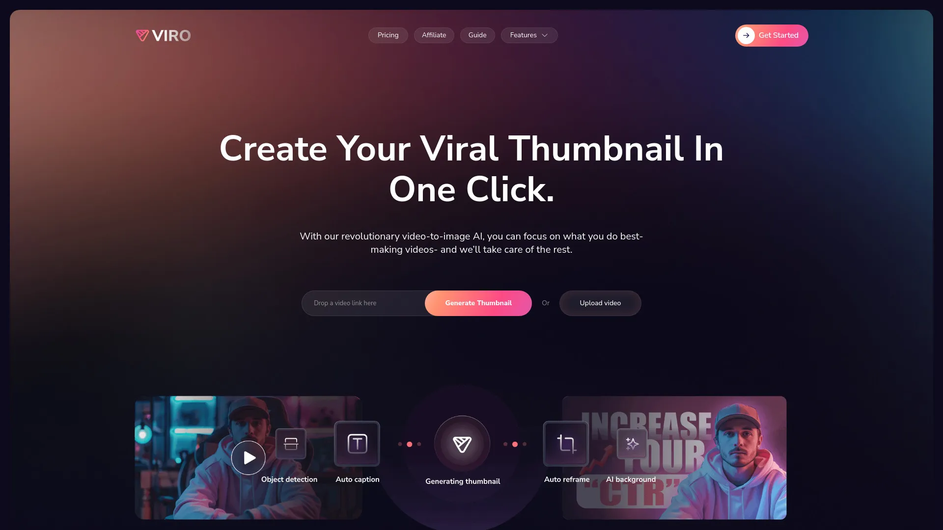Viro: AI-Powered Thumbnail Generator | Creati.ai