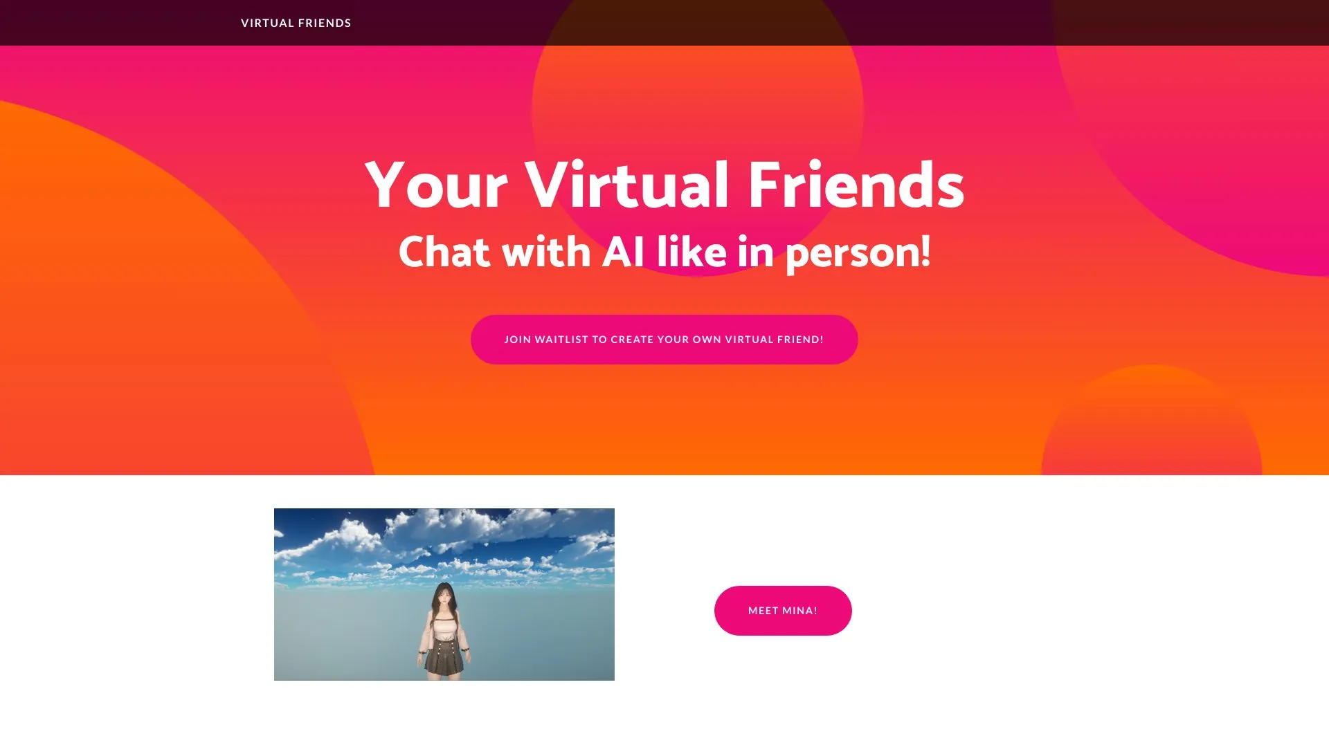 Amigos Virtuais AI: Chat e Apoio Emocional | Creati.ai