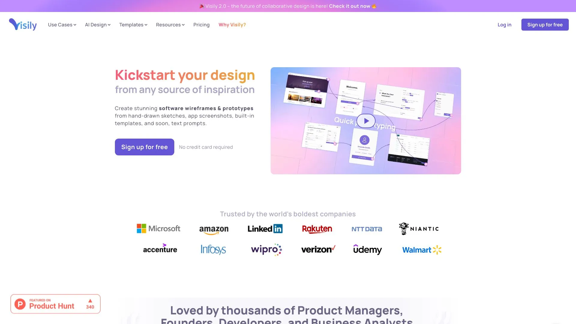 Visily - AI-Powered UI Design Tool | Creati.ai
